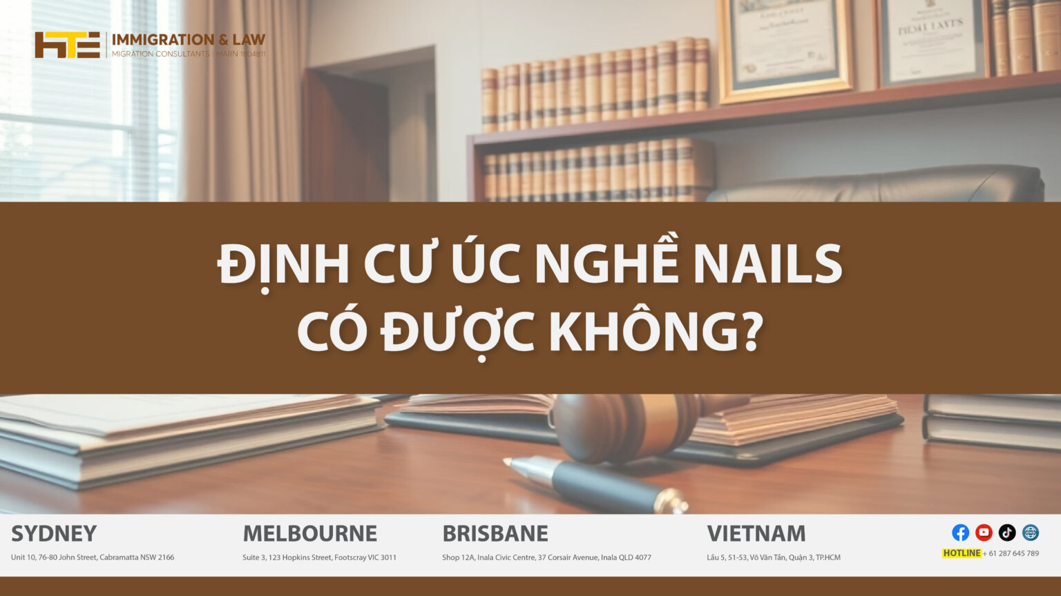 Định cư Úc nghề nail và làm đẹp ngành beauty therapist